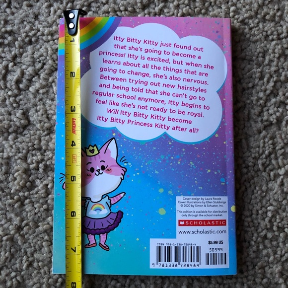 Scholastic | Other | Itty Bitty Princess Kitty Chapter Book | Poshmark